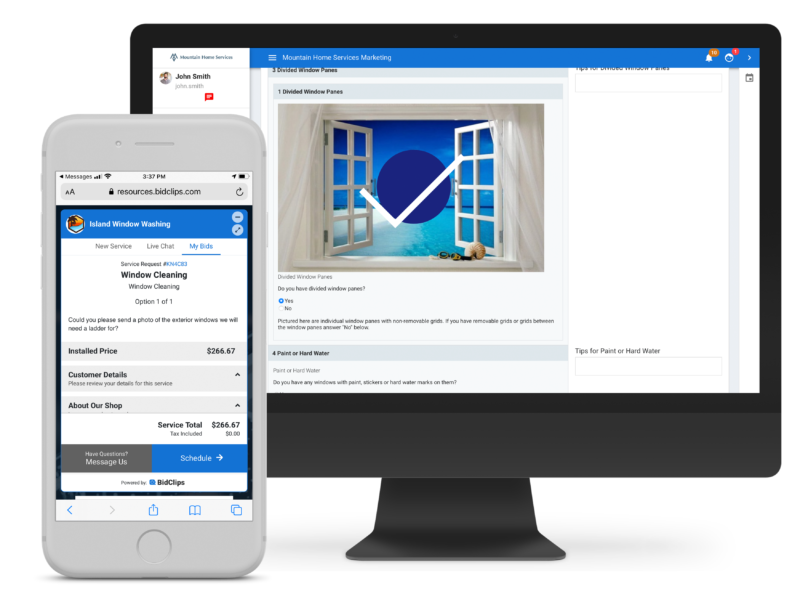 Get New Leads For Your Window Cleaning Business with BidClips